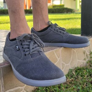 Hemp V1 Tenis Casual GRIS – Terra Roots Mexico